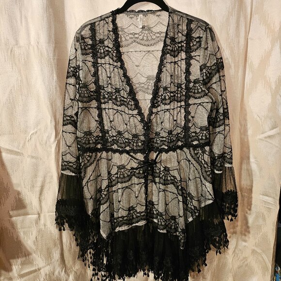 Tops | Lace Cover Upjacket | Poshmark